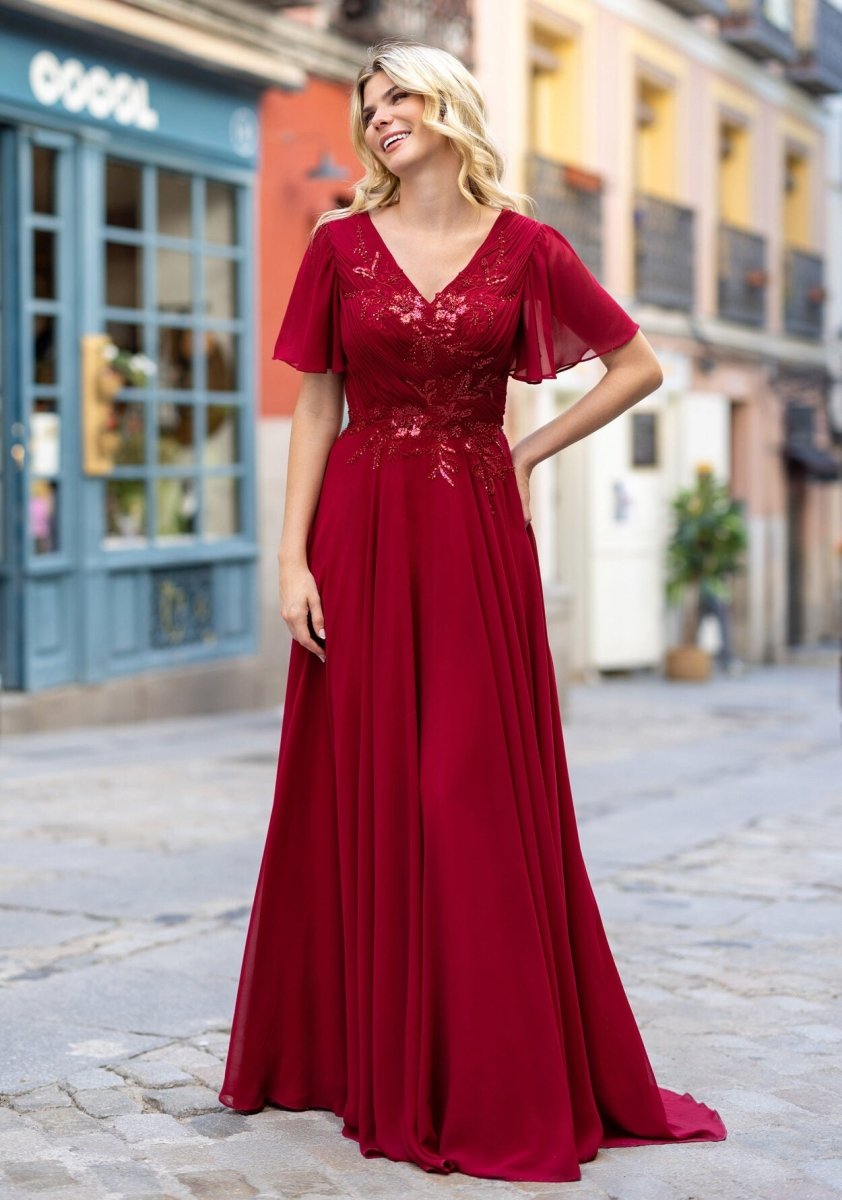 Clania dress 1121 Rio red – Dresses Boutique B.V.