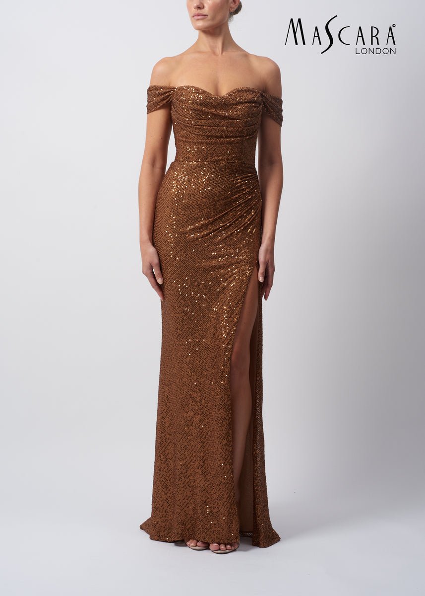 Felly dress MC162171 Bronze – Dresses Boutique B.V.